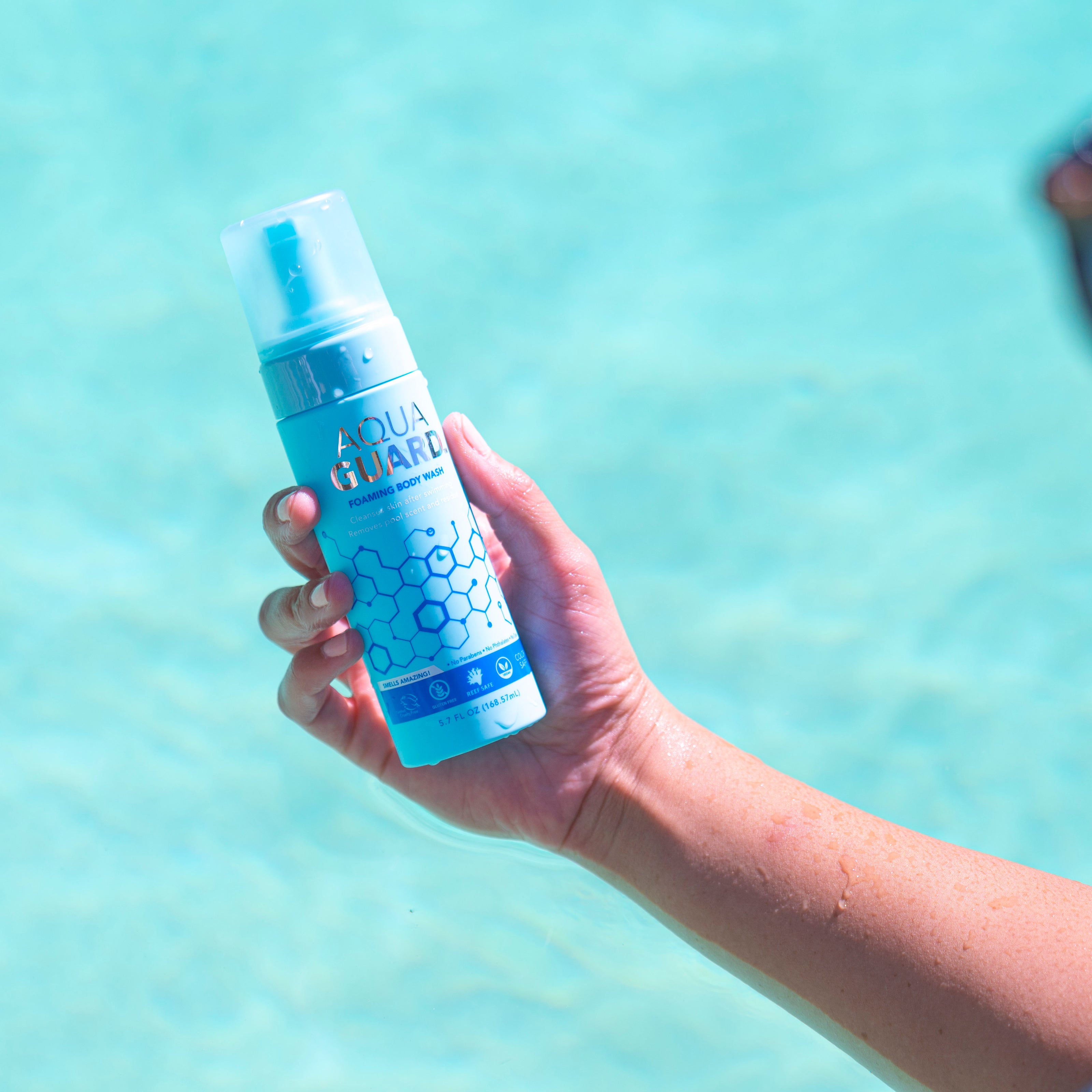 AquaGuard After-Swim Foaming Chlorine Removal Body Wash
